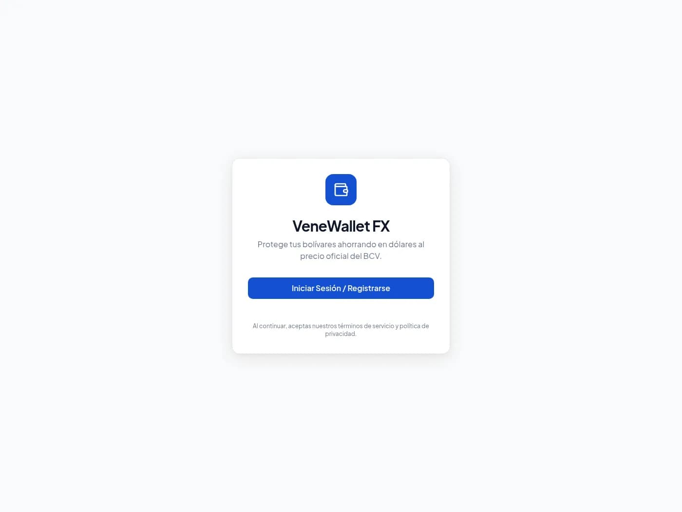 Venezuela FX Wallet