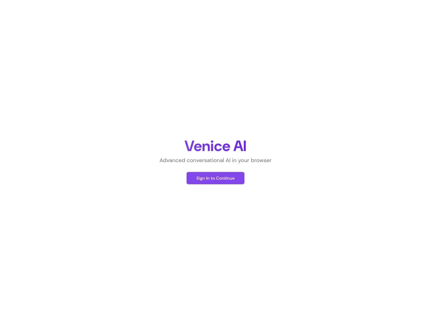 Venice AI Clone