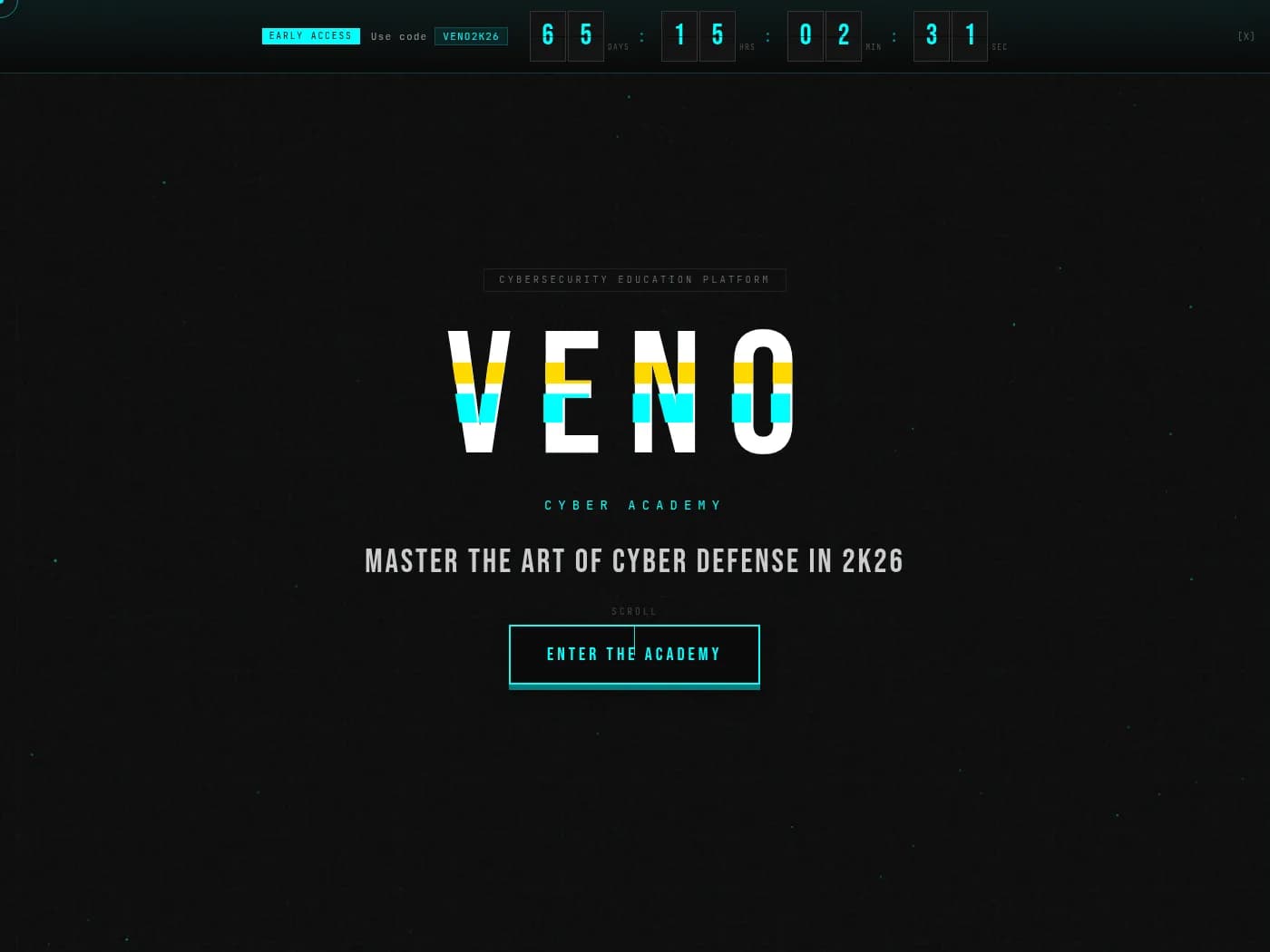 Veno Cyber Academy Site