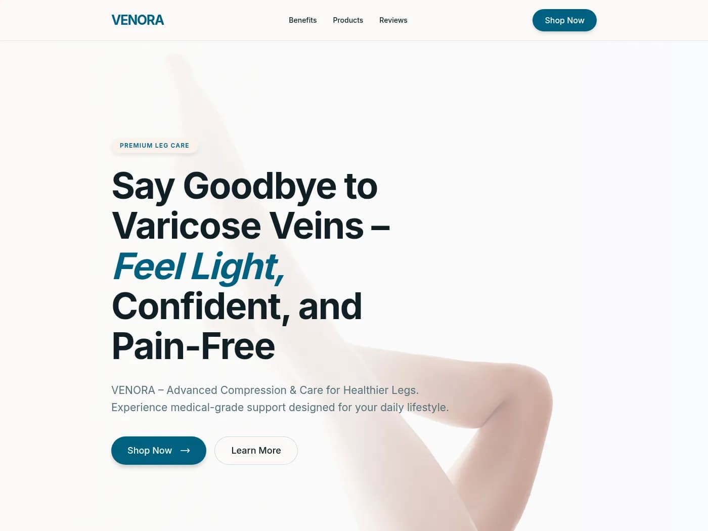 Venora Health Landing