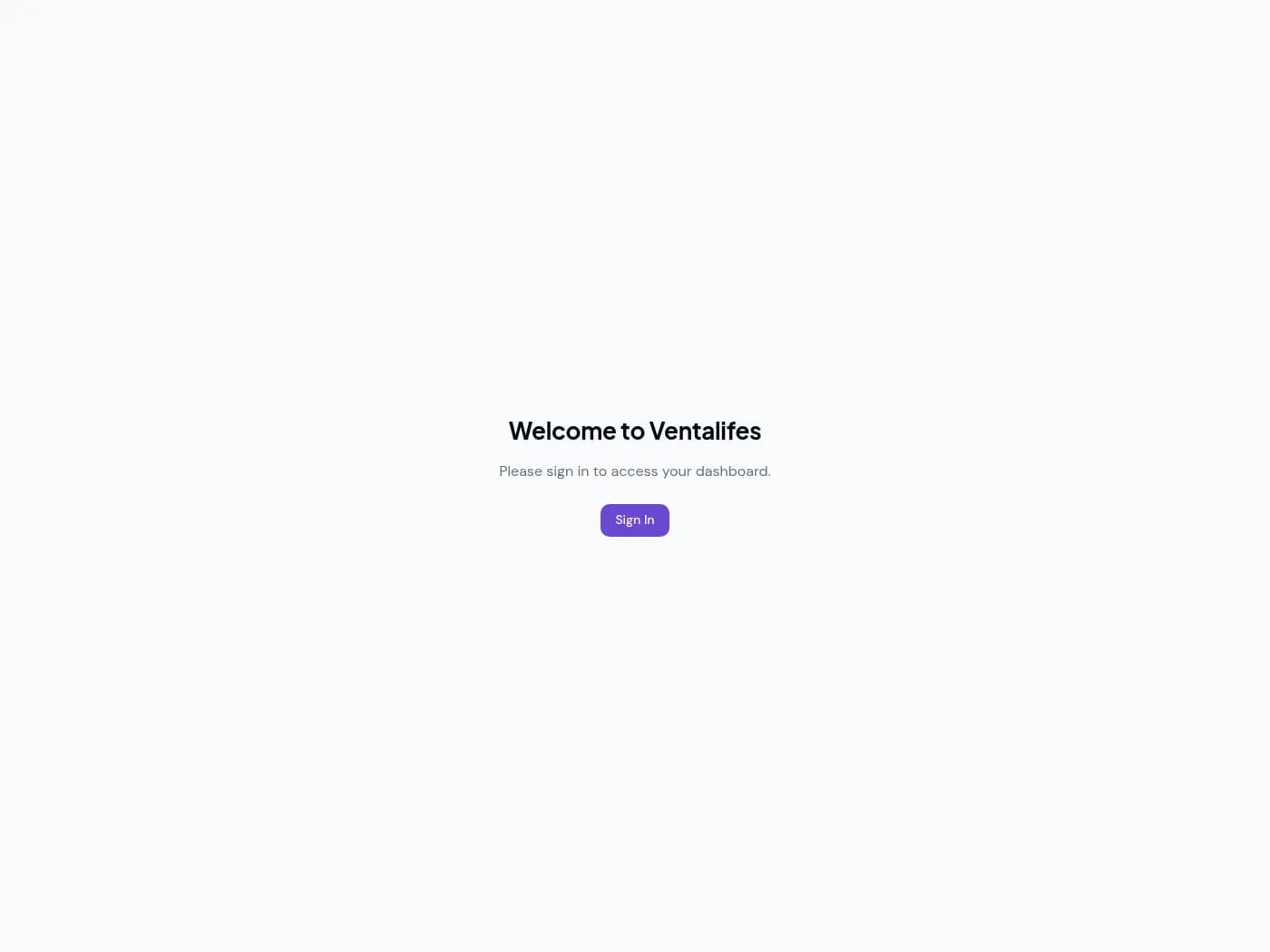 Ventalifes Dashboard