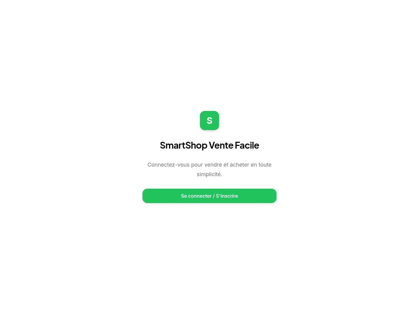 SmartShop Vente Facile