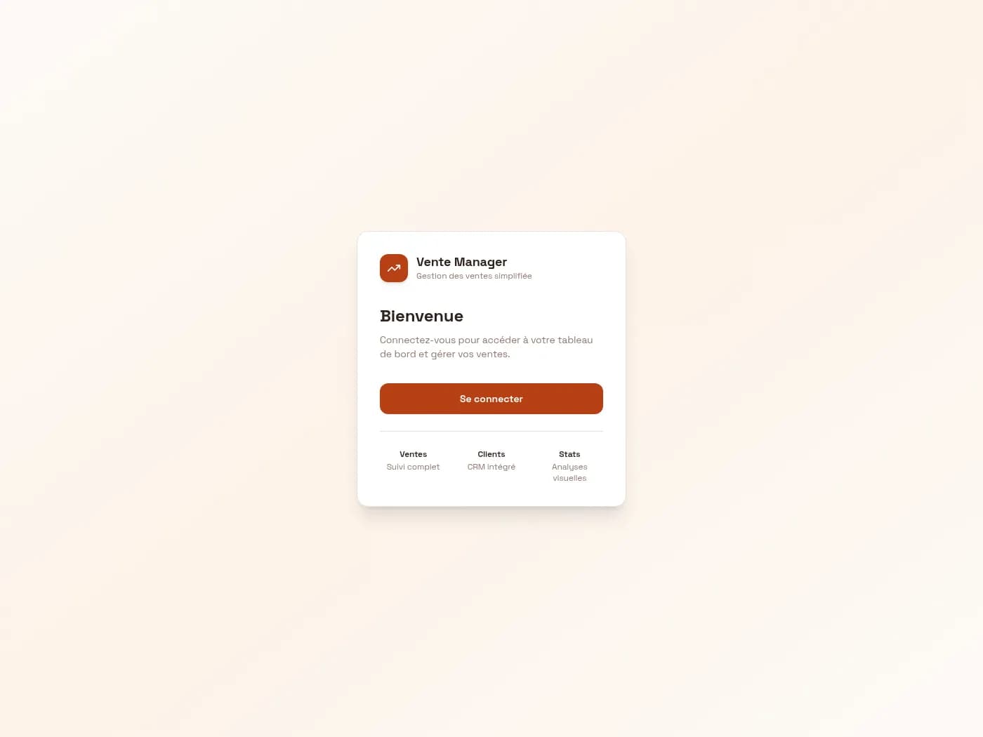 Vente Manager