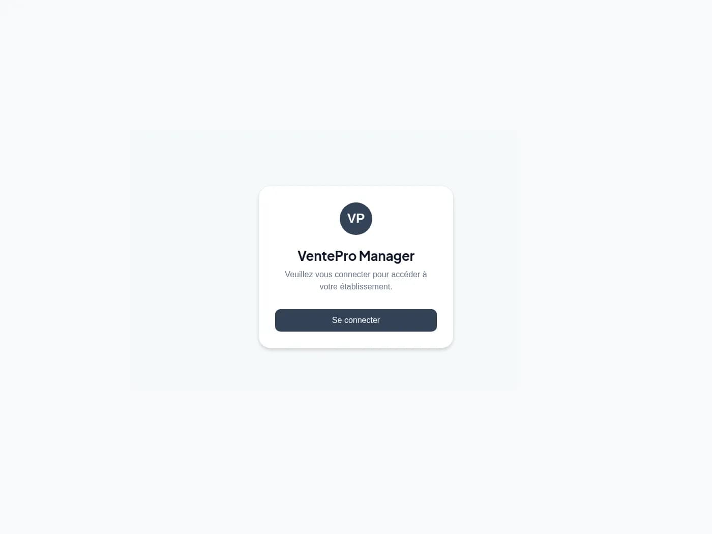 VentePro Manager