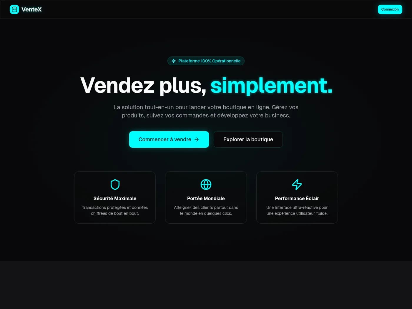 VenteX Platform
