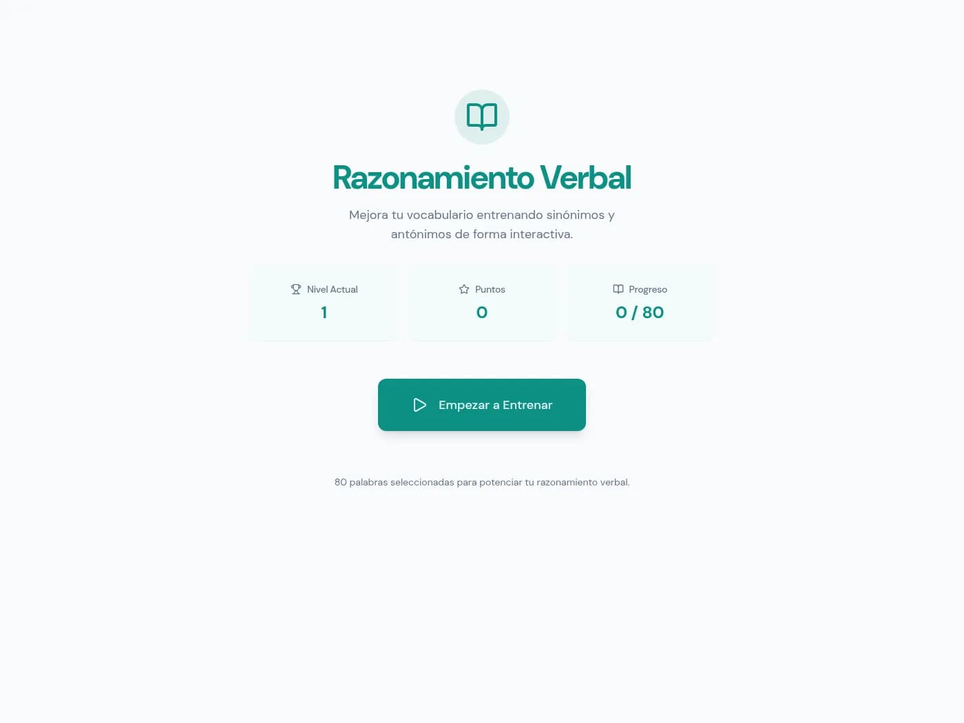 Verbal Reasoning Trainer