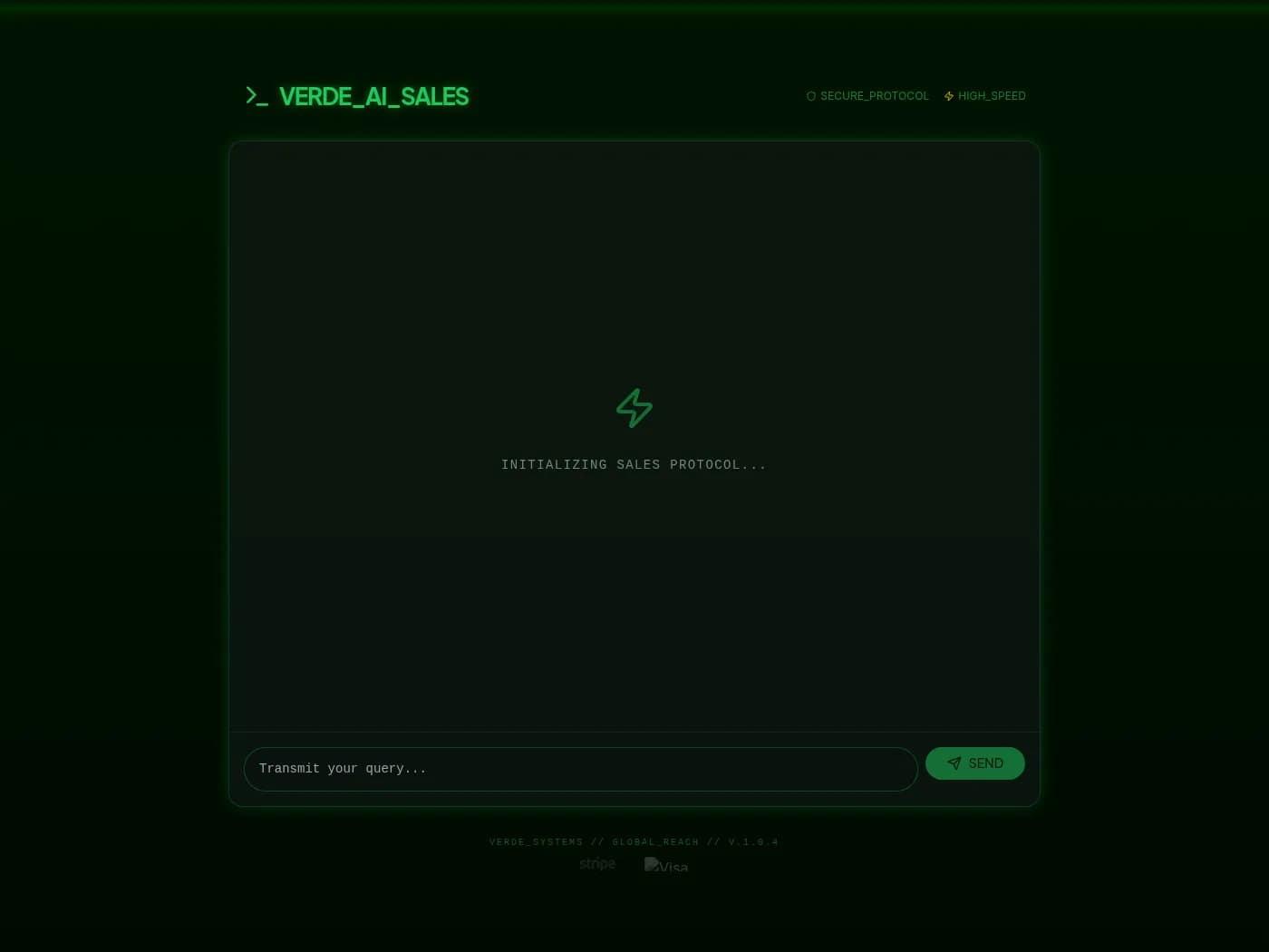 Verde AI Sales Bot