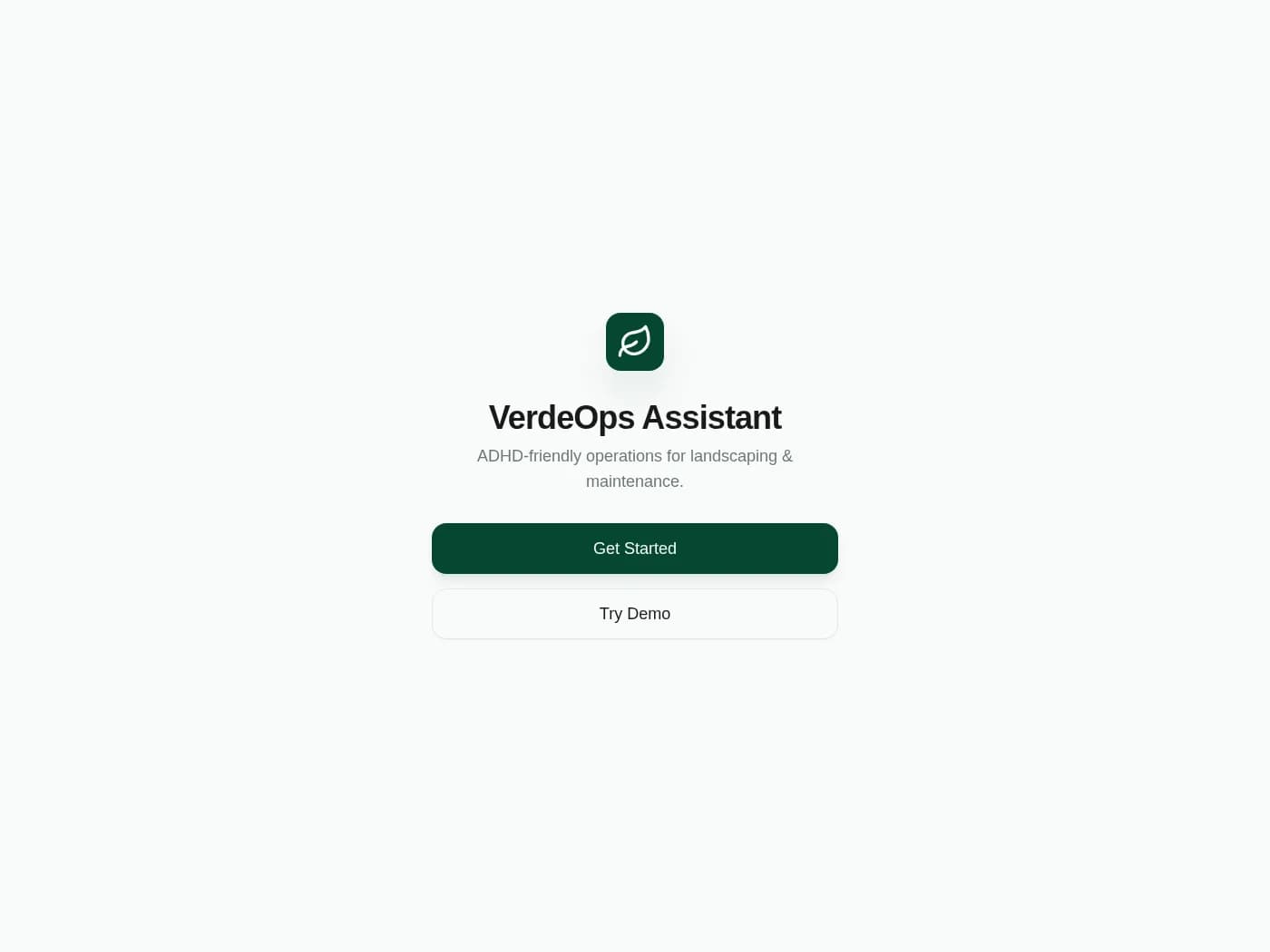VerdeOps Assistant
