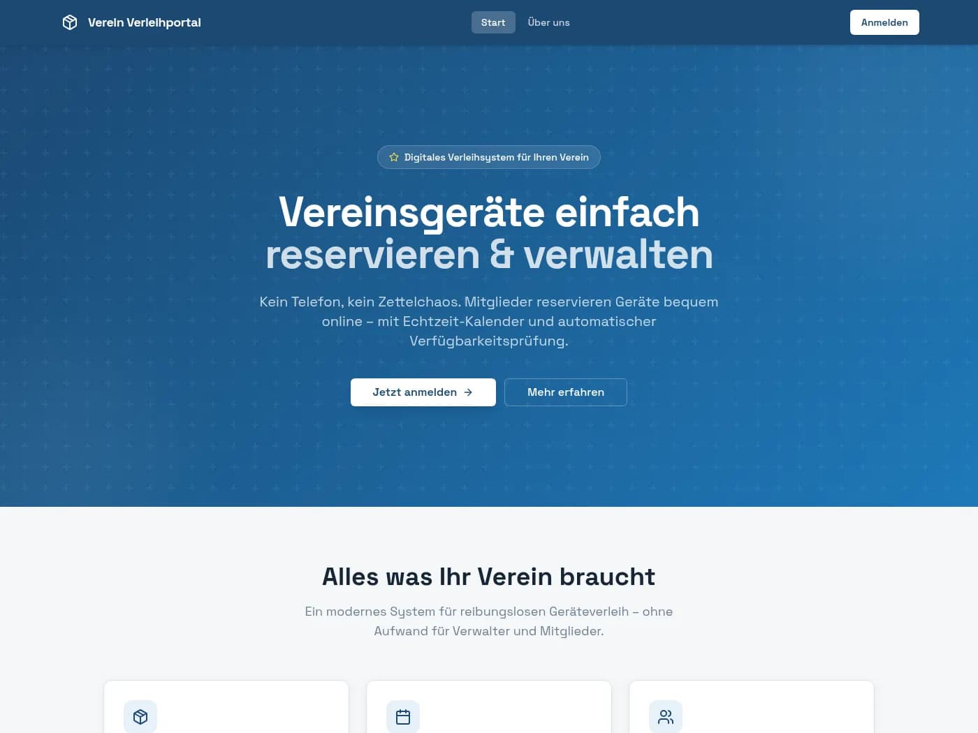 Verein Verleihportal