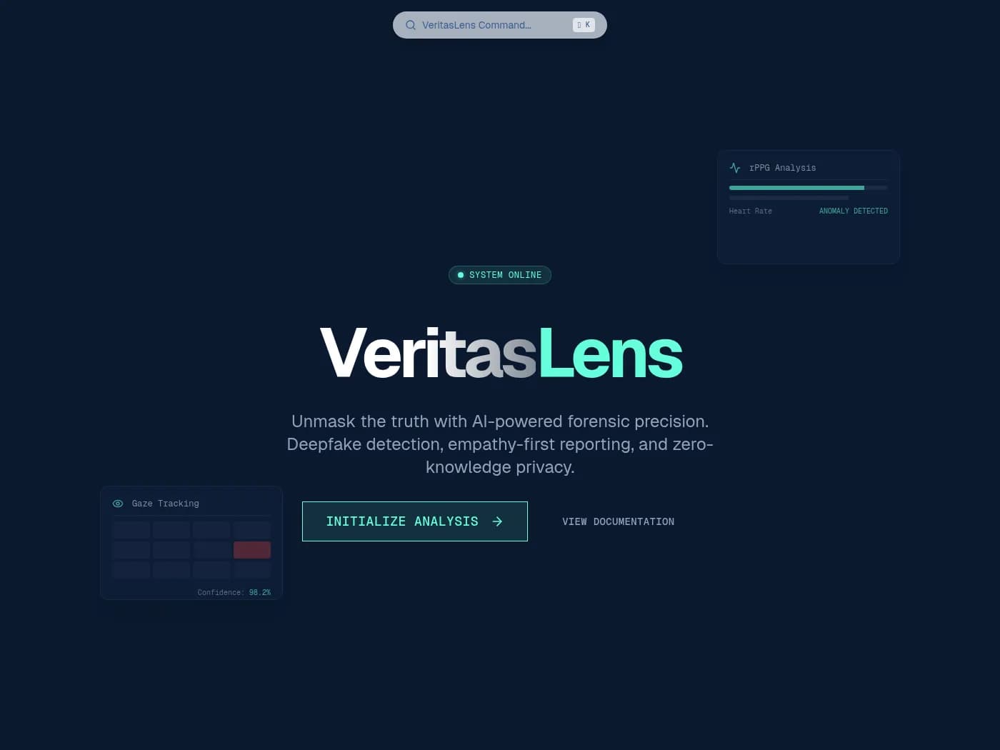 VeritasLens AI Forensic Suite