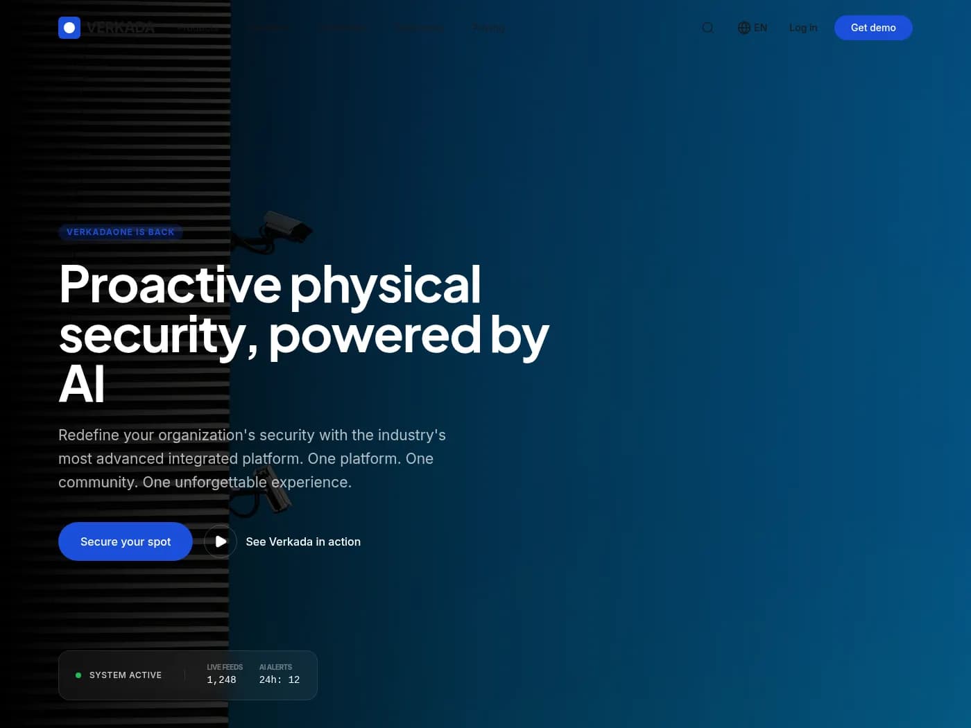 Verkada Web Clone