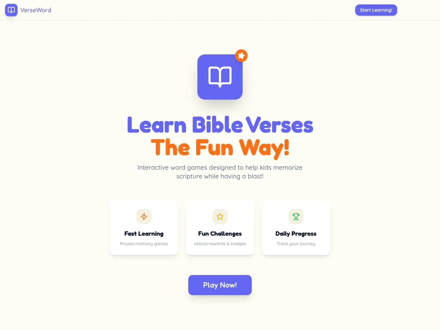 VerseWord Game
