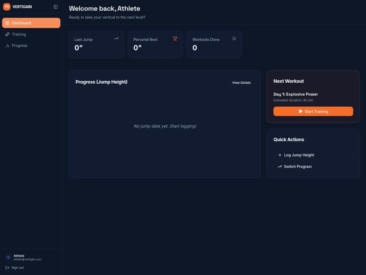 VertiGain Trainer App