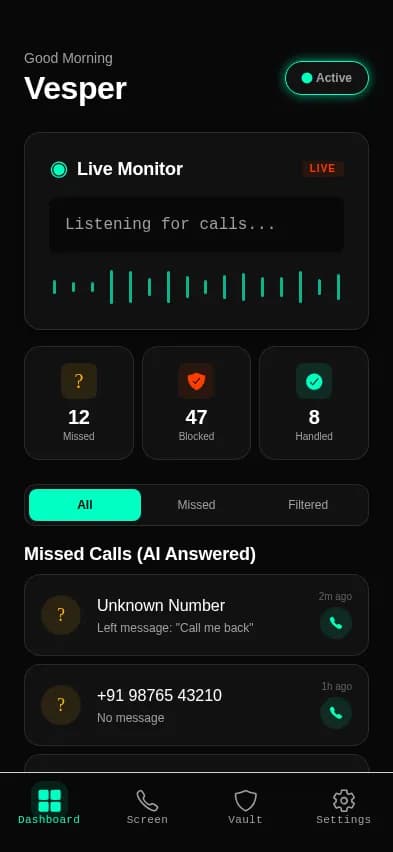 Vesper Sovereign Call-Agent