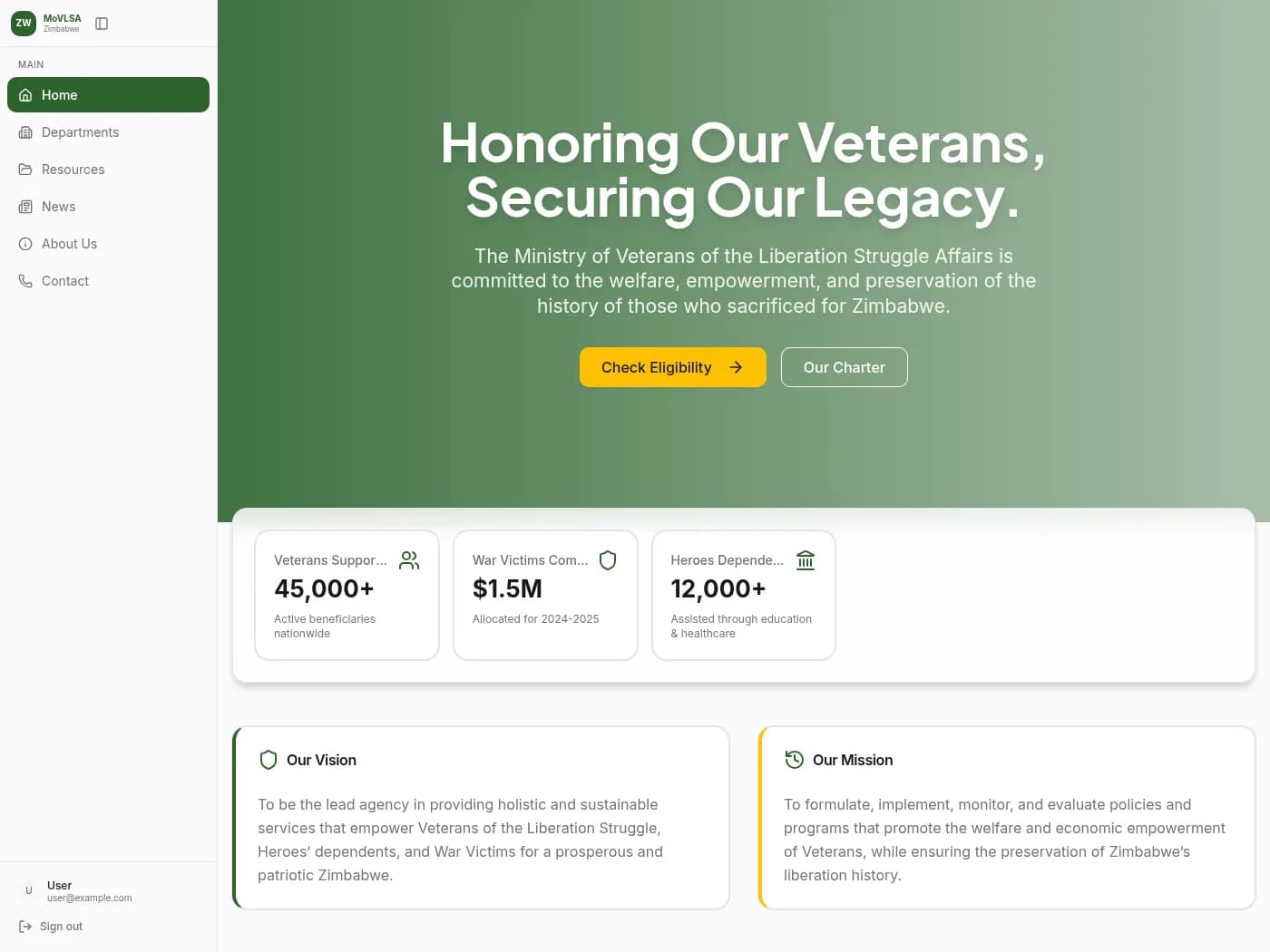 Veterans Affairs NextGen