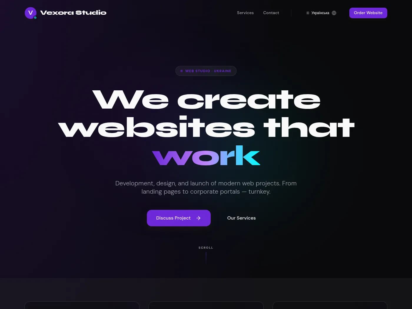 Vexora Studio Multilang Site