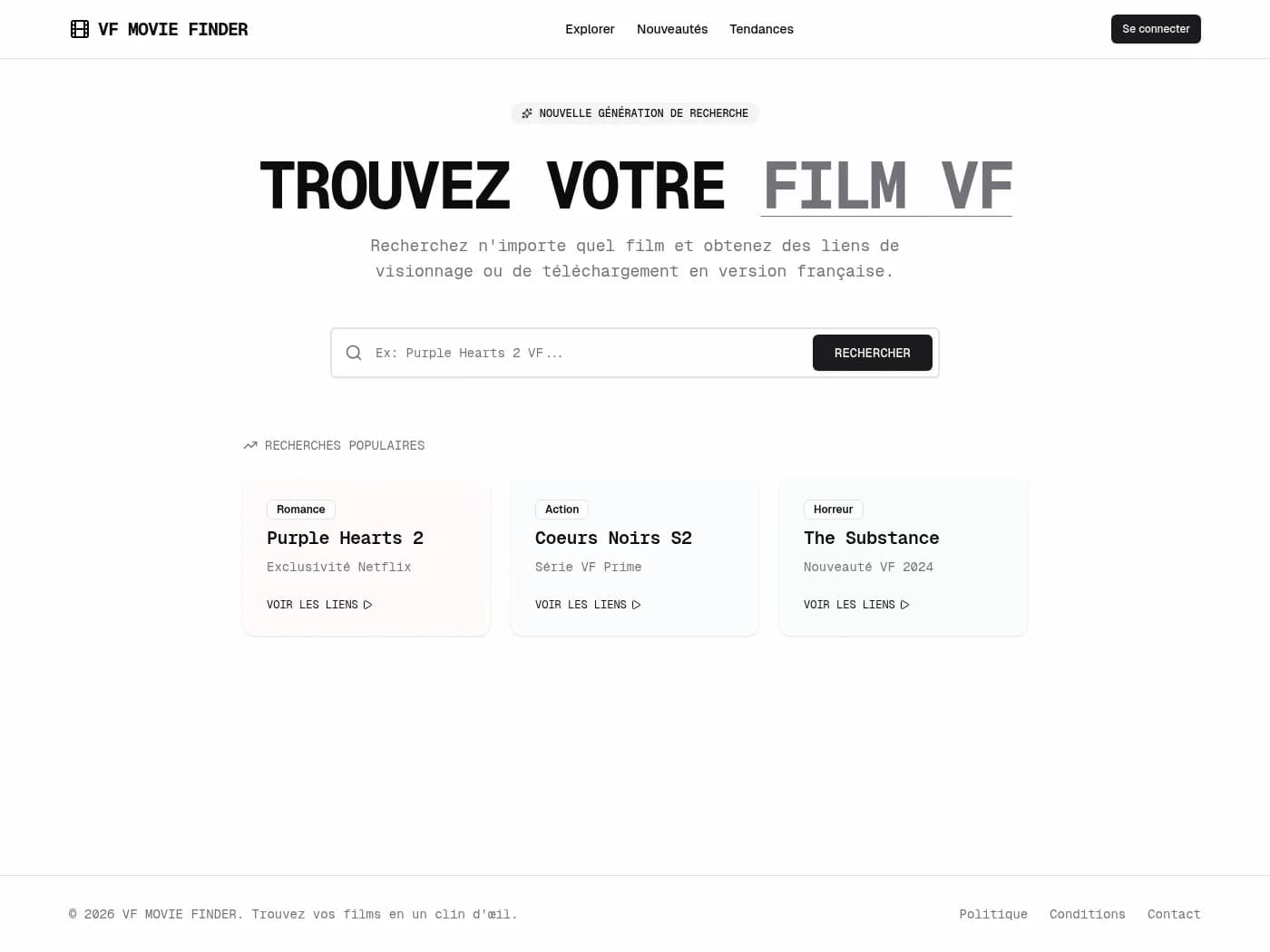 VF Movie Finder