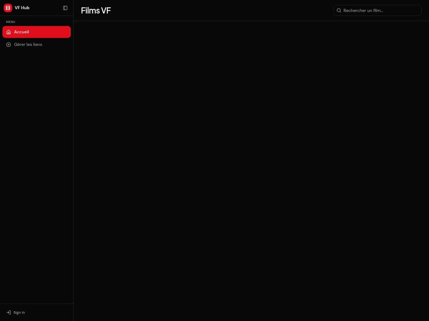 VF Streaming Link Hub