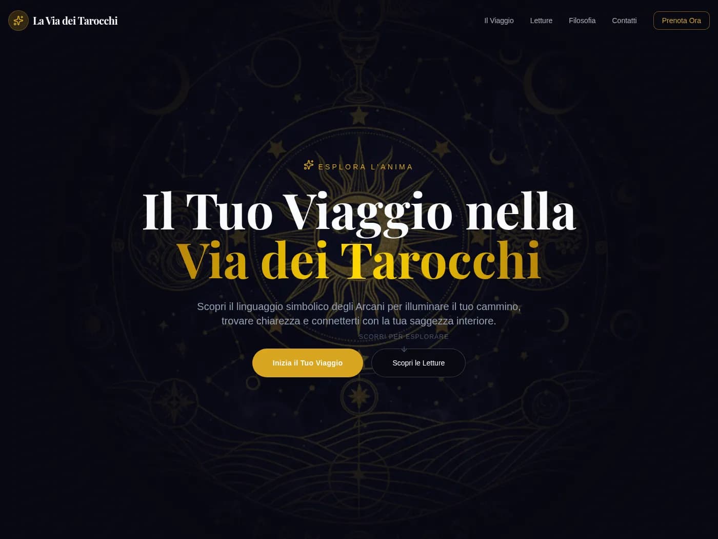 Via dei Tarocchi Web