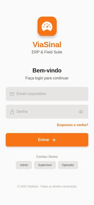 ViaSinal ERP & Field Suite