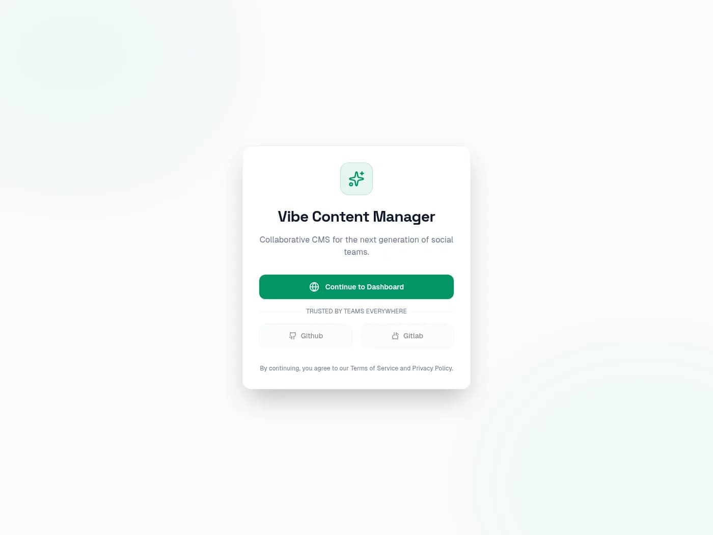 Vibe Content Manager
