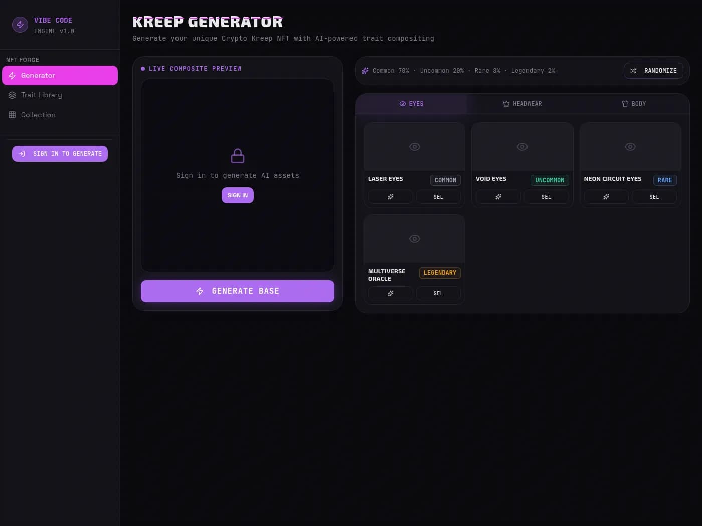 Vibe Code Engine