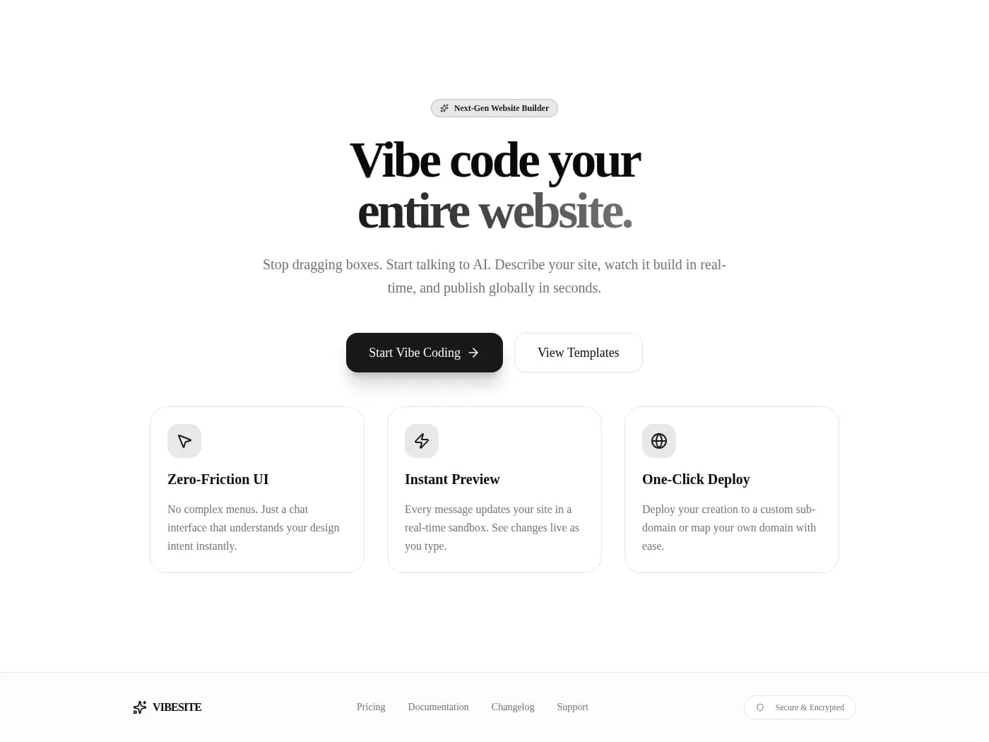 VibeSite Builder