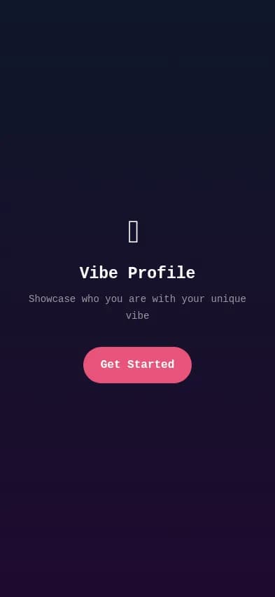 Vibe Profile Builder