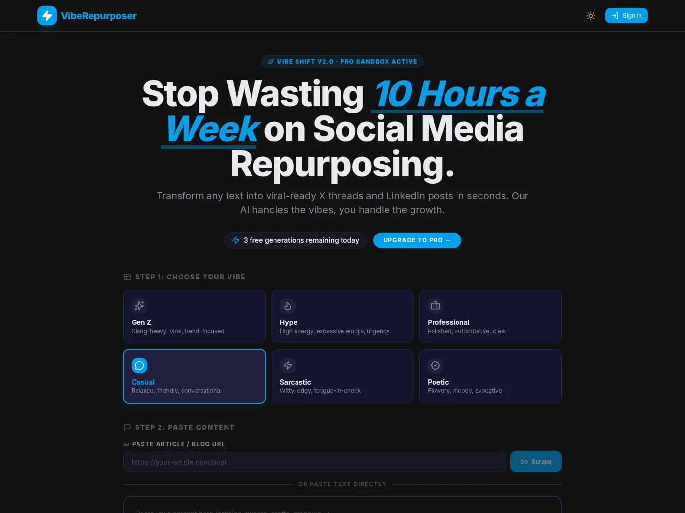 VibeRepurposer