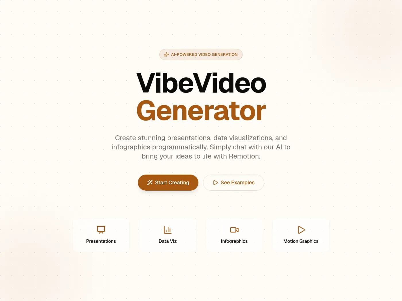 VibeVideo Generator