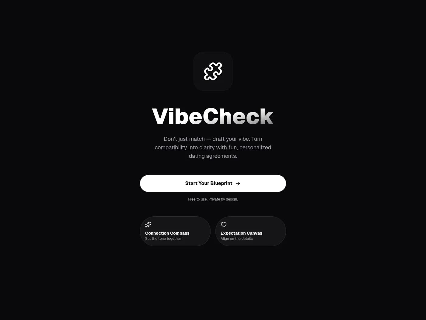 VibeCheck: Relationship Blueprint