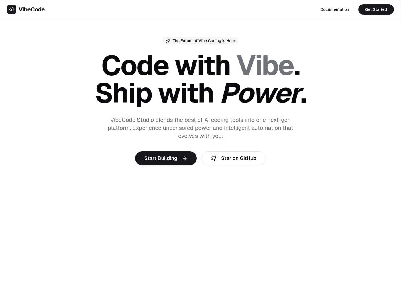 VibeCode Studio