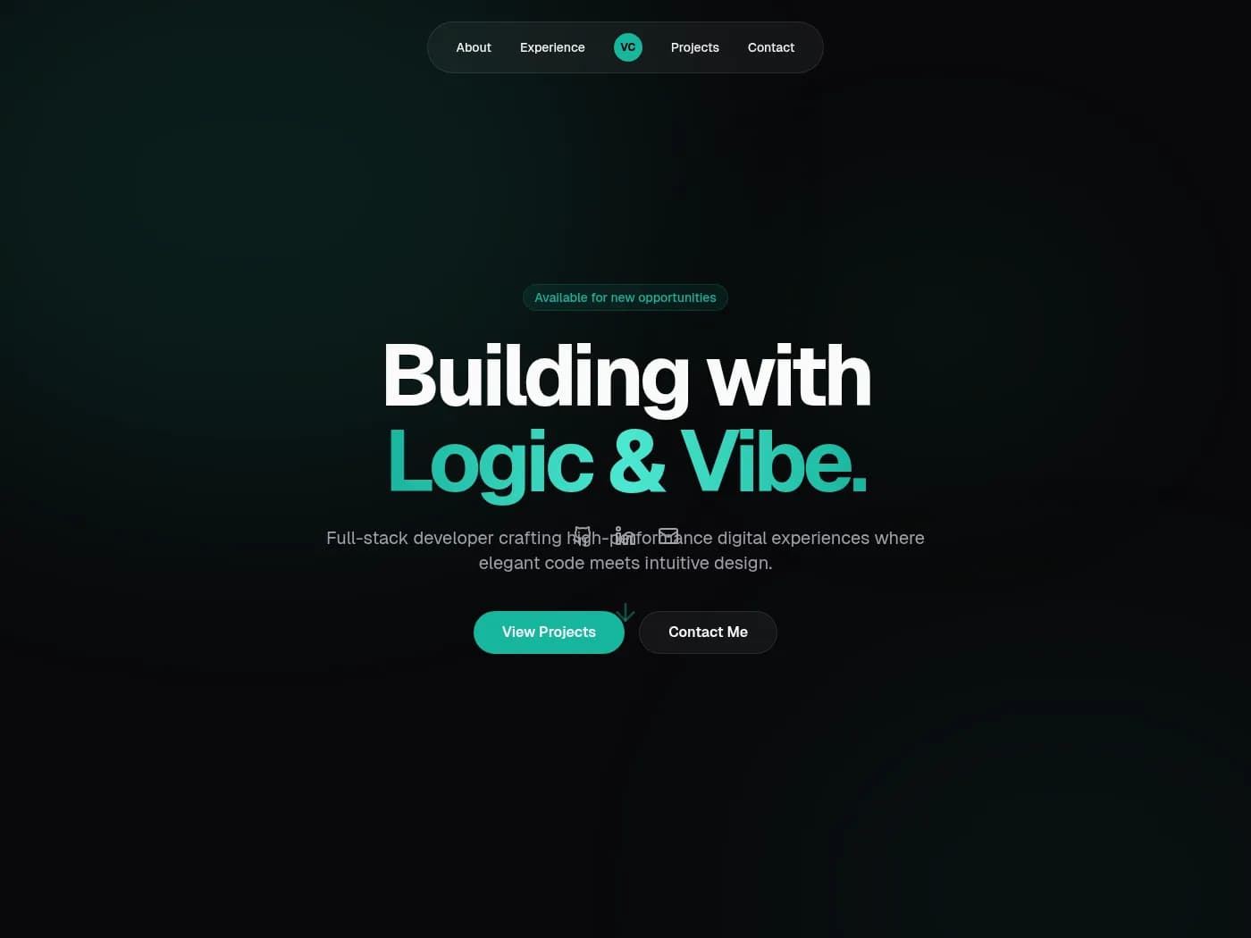 VibeCoder Portfolio