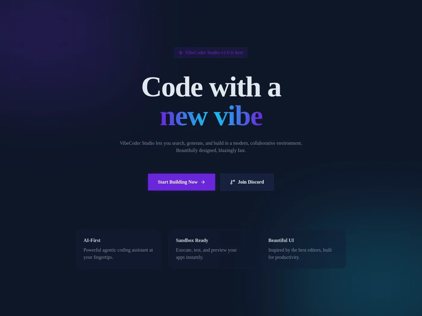VibeCoder Studio