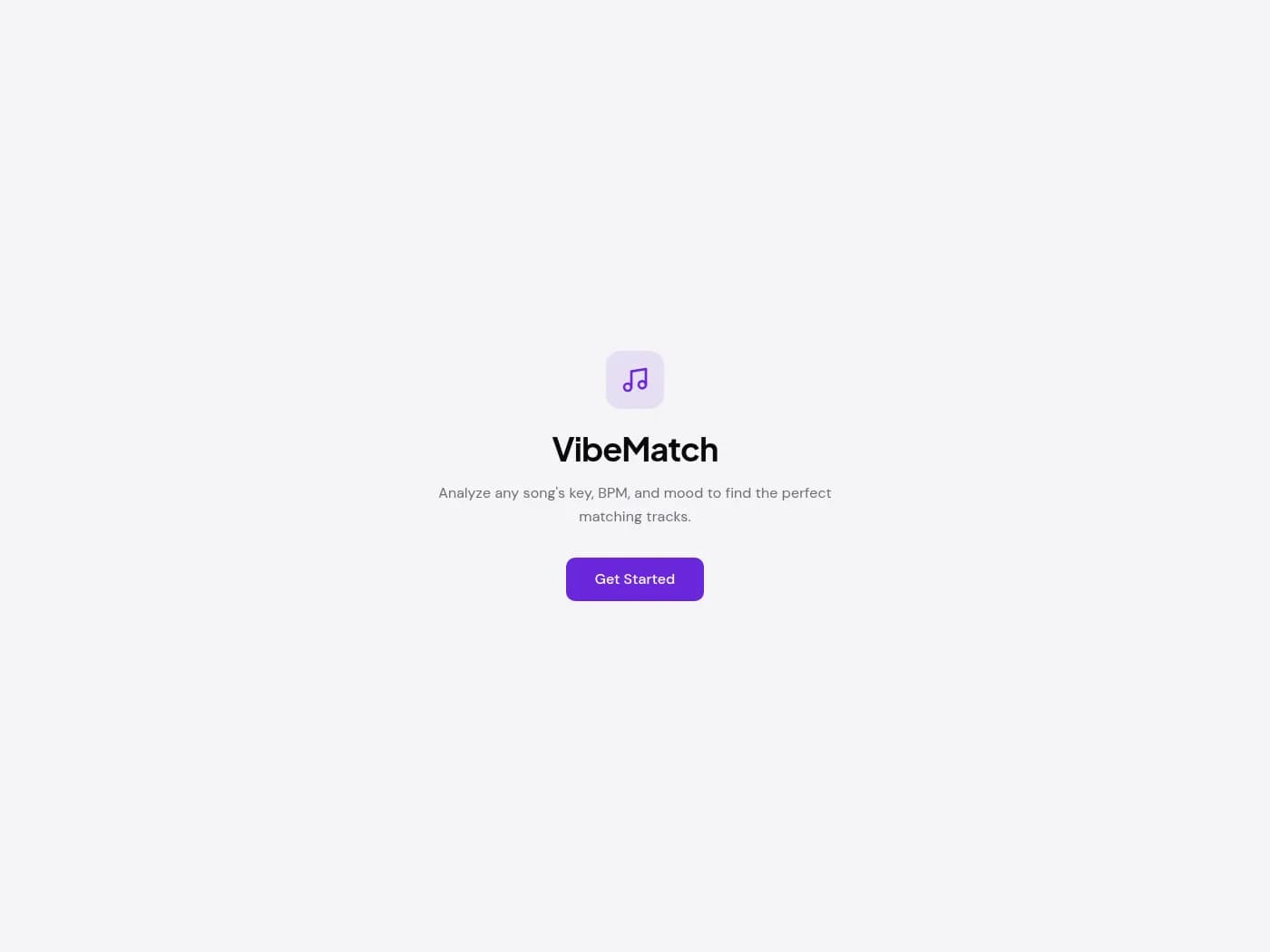VibeMatch Music Finder