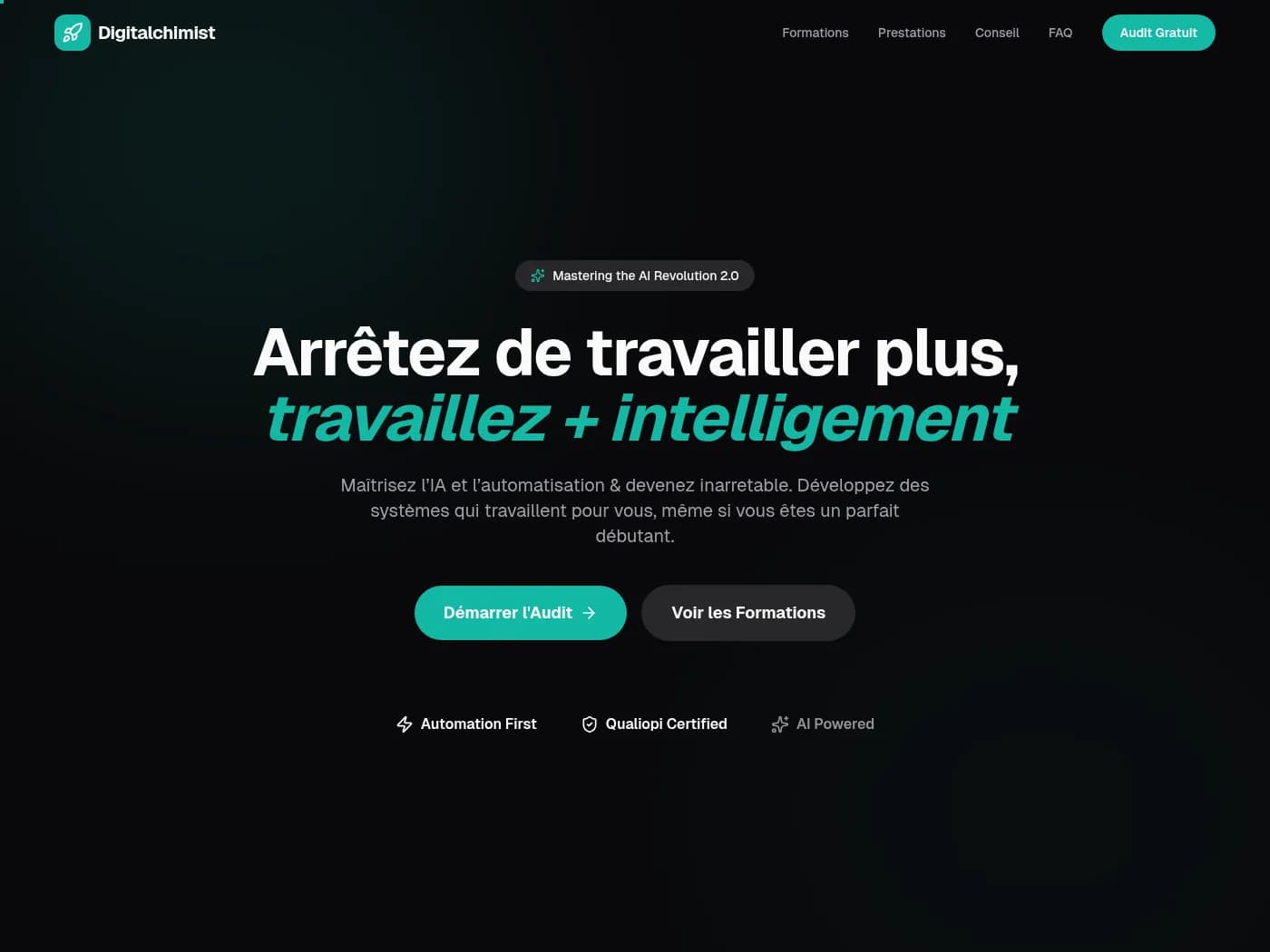 VibeSite Redesign 2.0