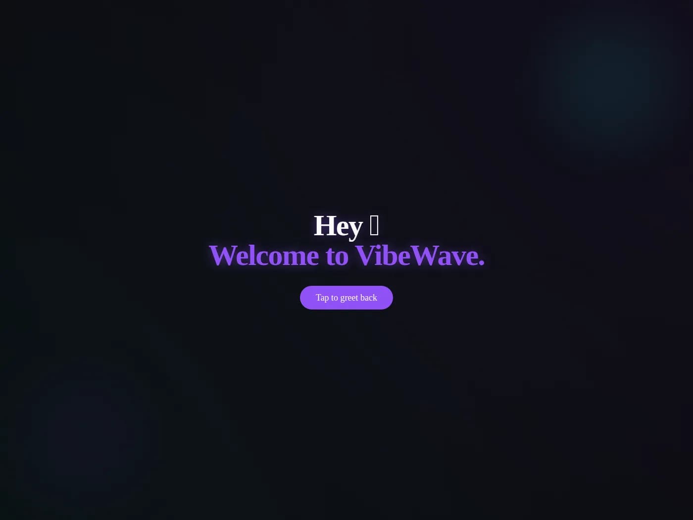 VibeWave Music App