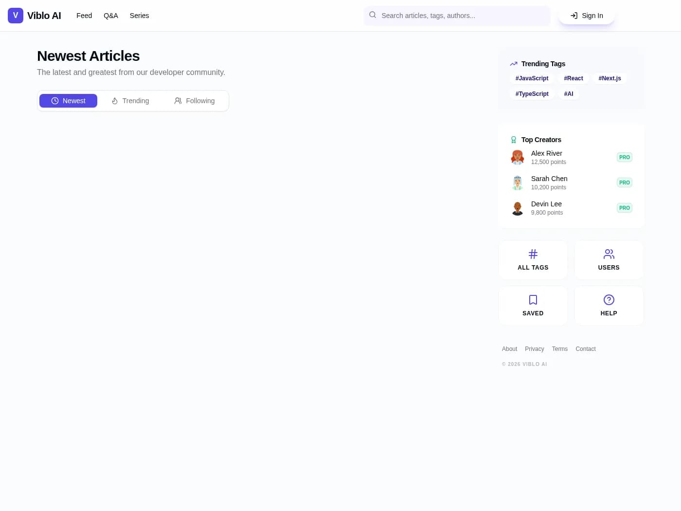 Viblo AI Clone