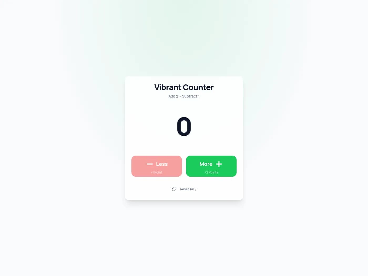 Vibrant Counter App