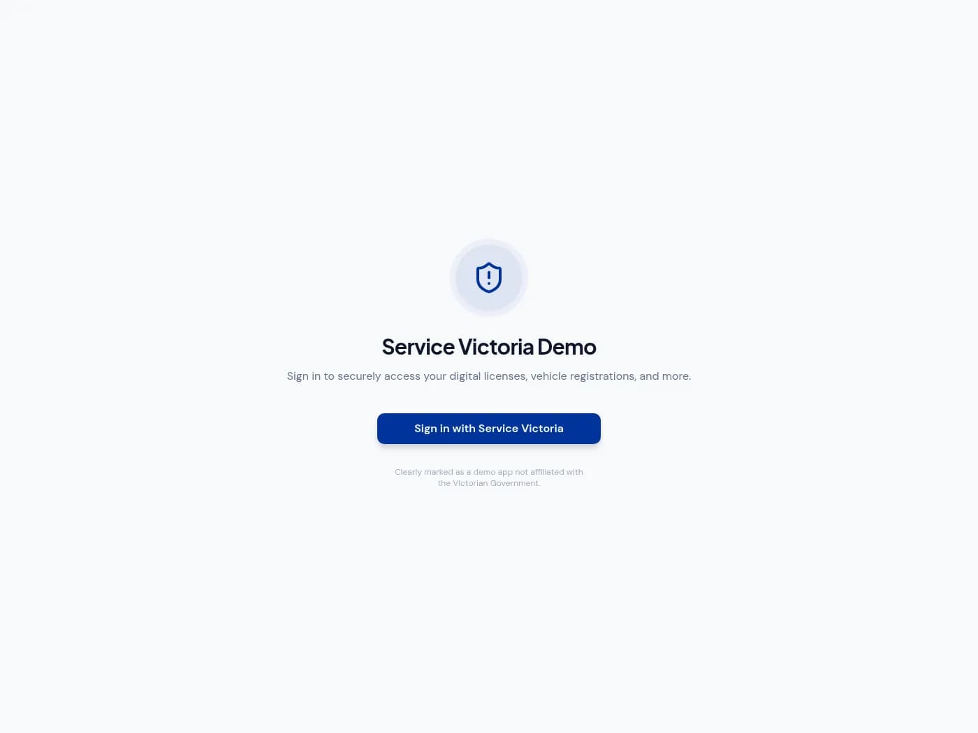 Victoria Digital Wallet Demo
