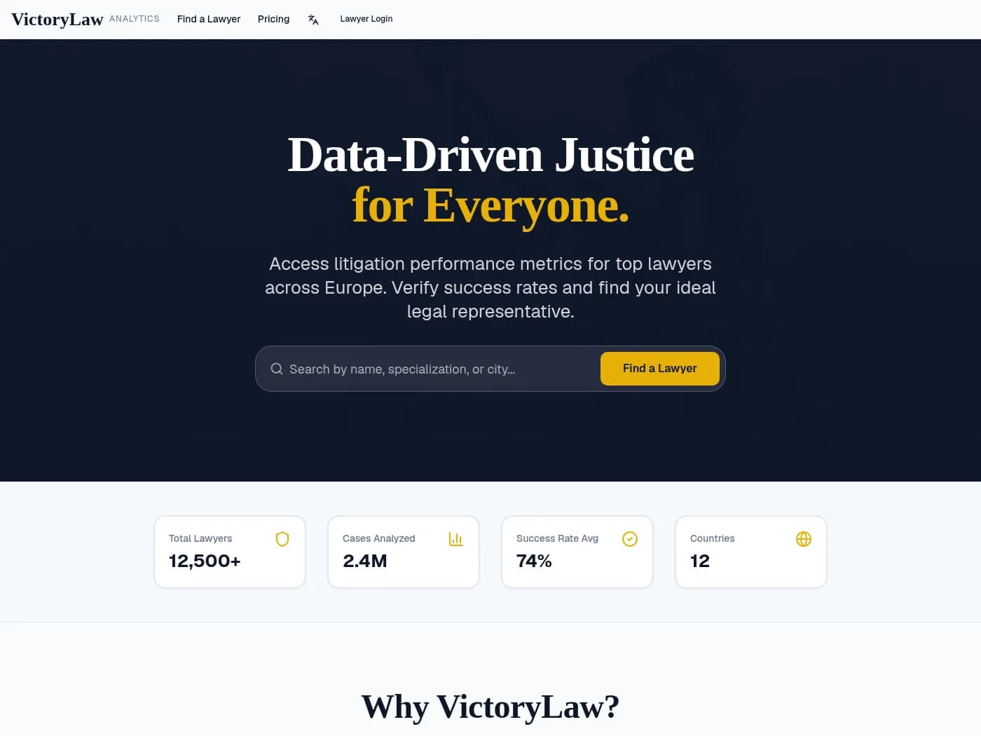 VictoryLaw Analytics