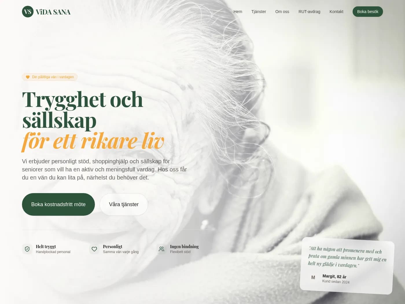 ViDA SANA Swedish Site