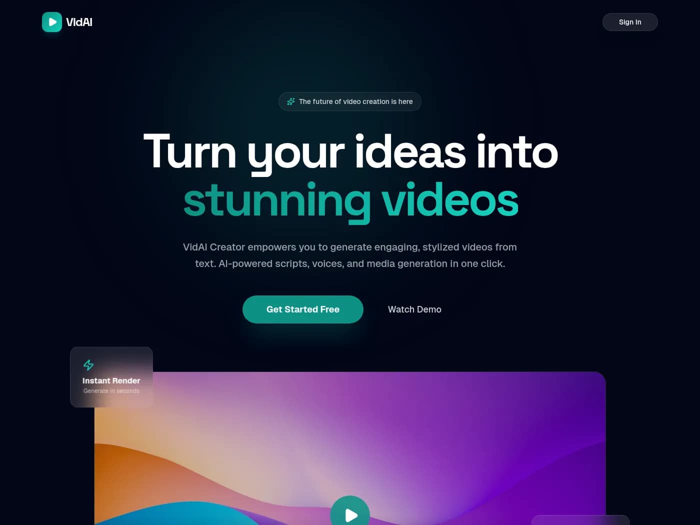 VidAI Creator