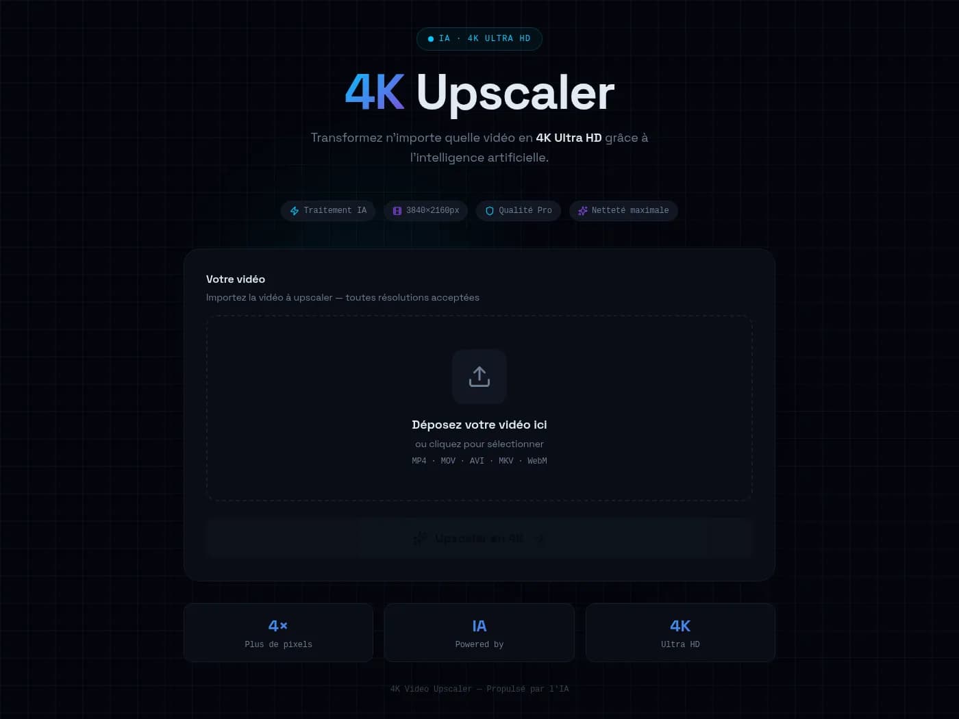 4K Video Upscaler