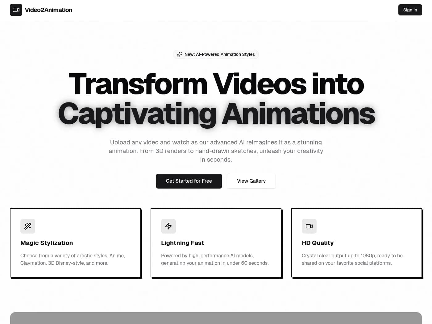 Video2Animation Studio