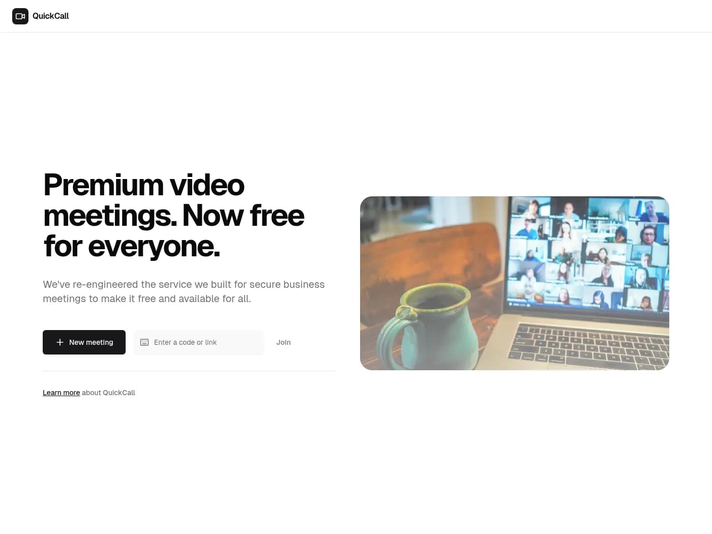 Quick Video Call Hub