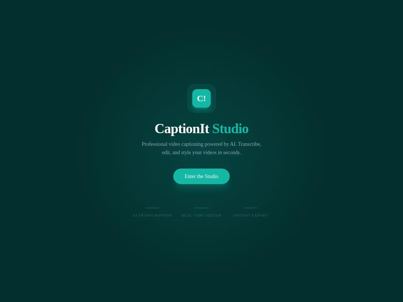 CaptionIt Video Studio