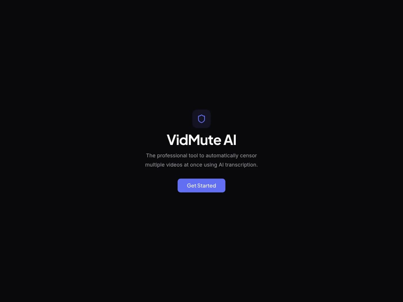 VidMute AI Tool