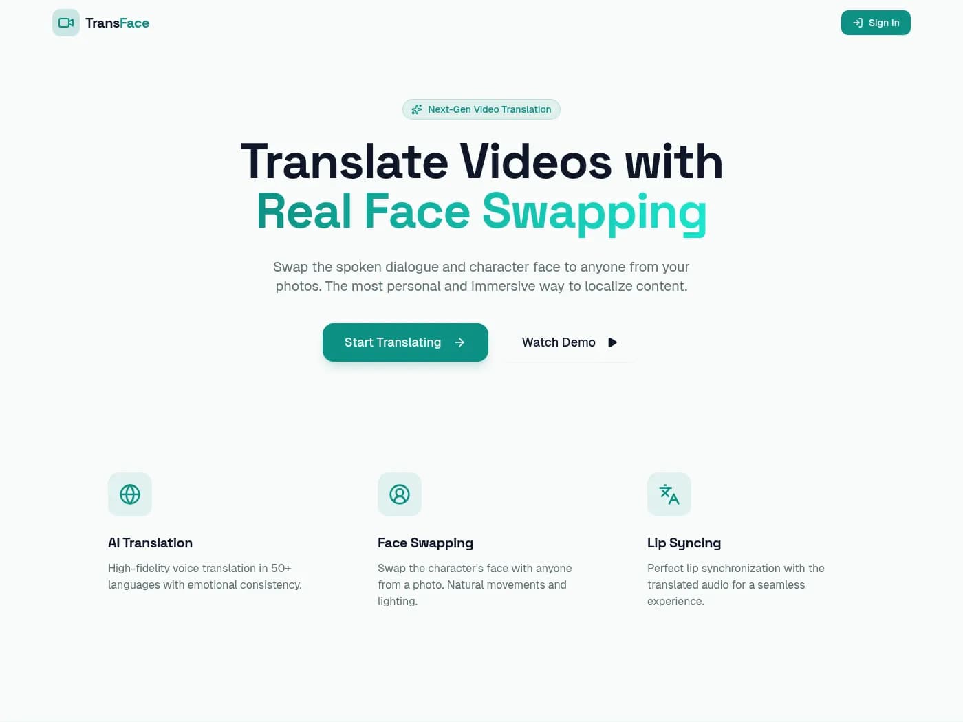 Video Character Translator