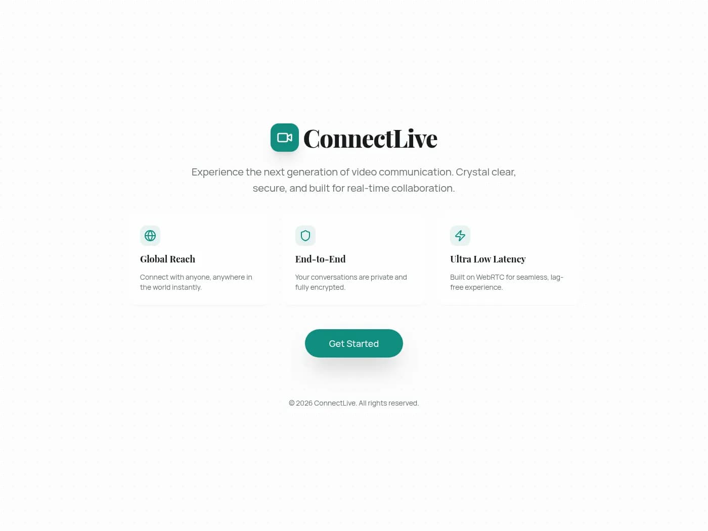 ConnectLive Video Chat